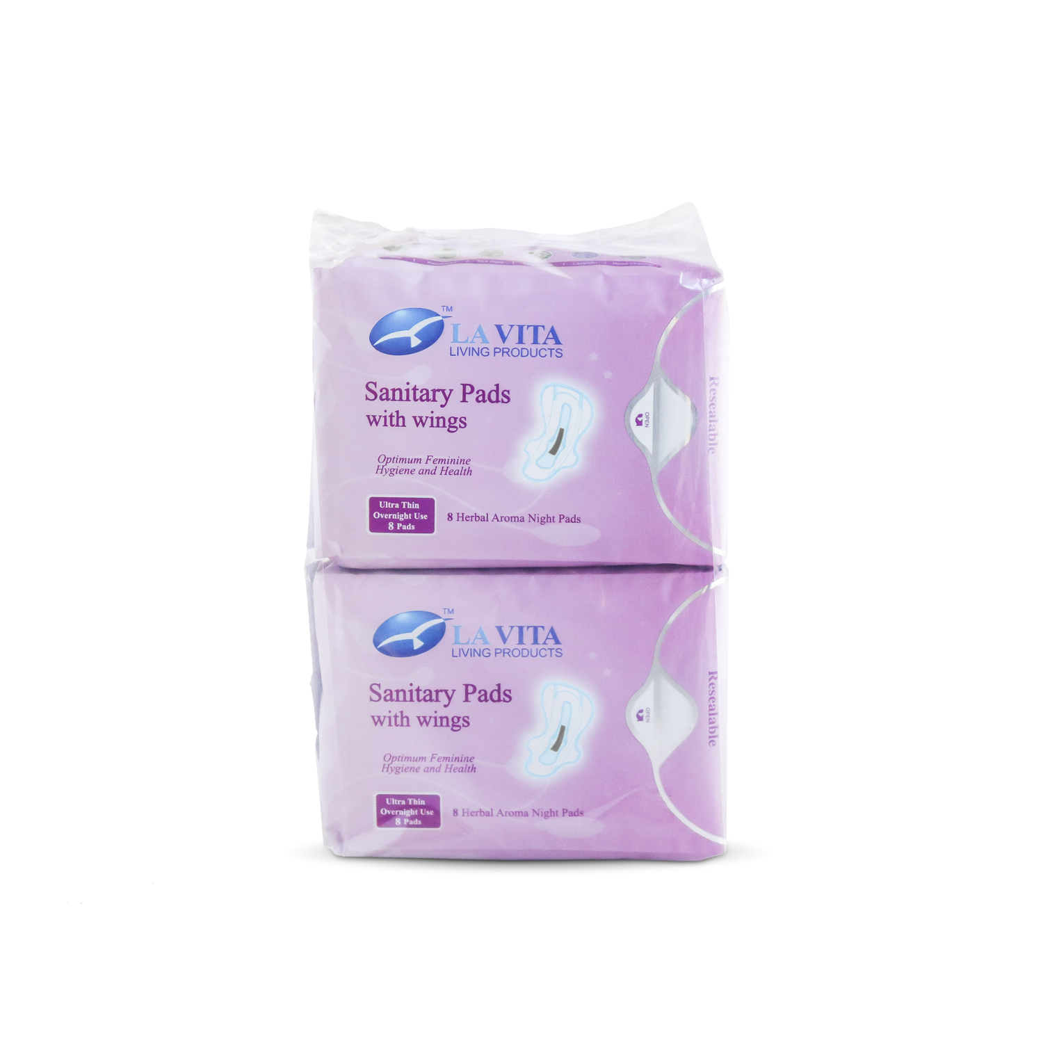 Night Sanitary Pads Twin PK - The Official Website of La Vita Living ...
